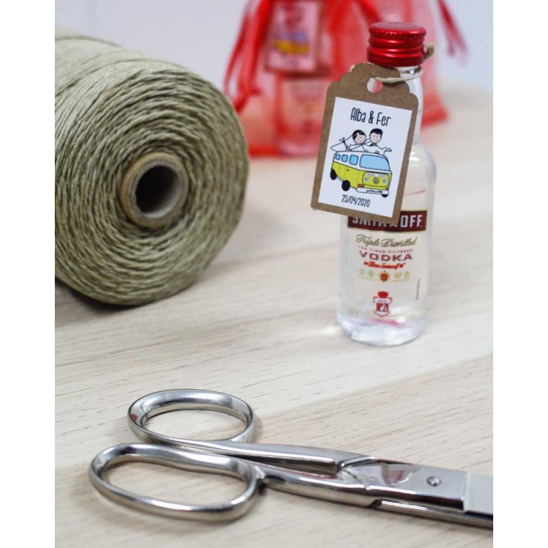 Botellita VODKA SMIRNOFF - Mini botellas de licor personalizadas