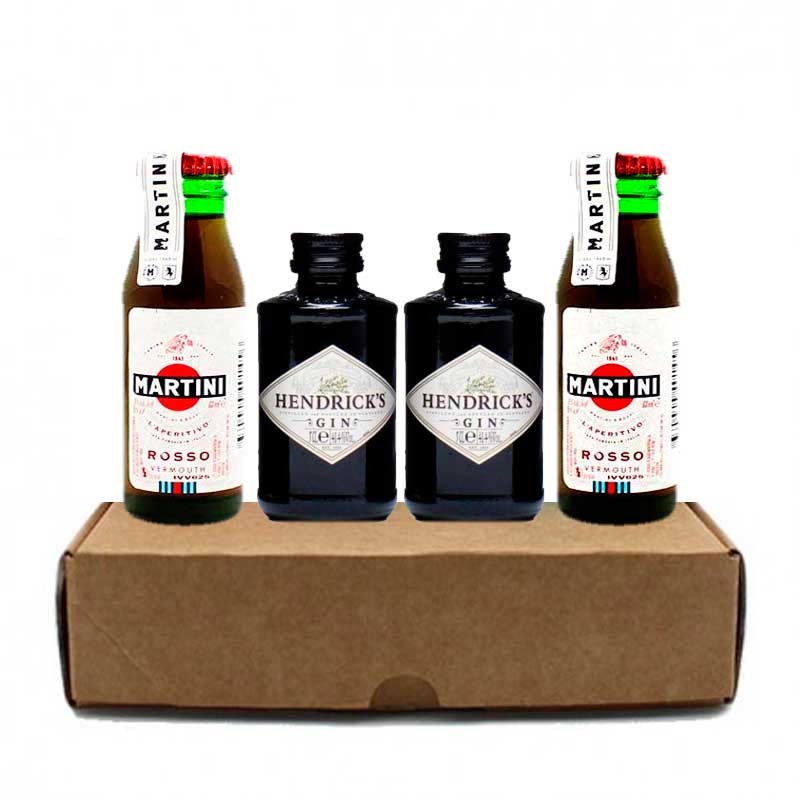 Caja botellitas para APERITIVO PREMIUM - Regalos personalizados